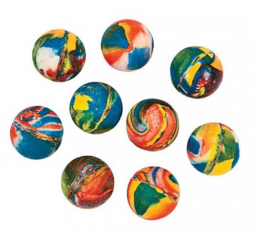 Swirl Mini Bouncy Ball Assortment 20mm